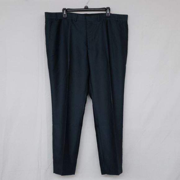 Structure | Pants | Structure Shiny Navy Blue Dress Pants Flat Front ...
